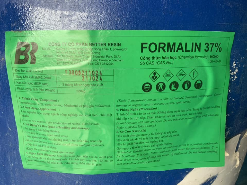 FOOC (Formol – Formalin): Giải Pháp Sát Trùng Chuồng Trại, Khử Trùng D